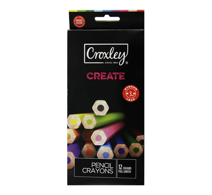 Croxley Create Pencil Crayons 12-Pack Assorted | Makro