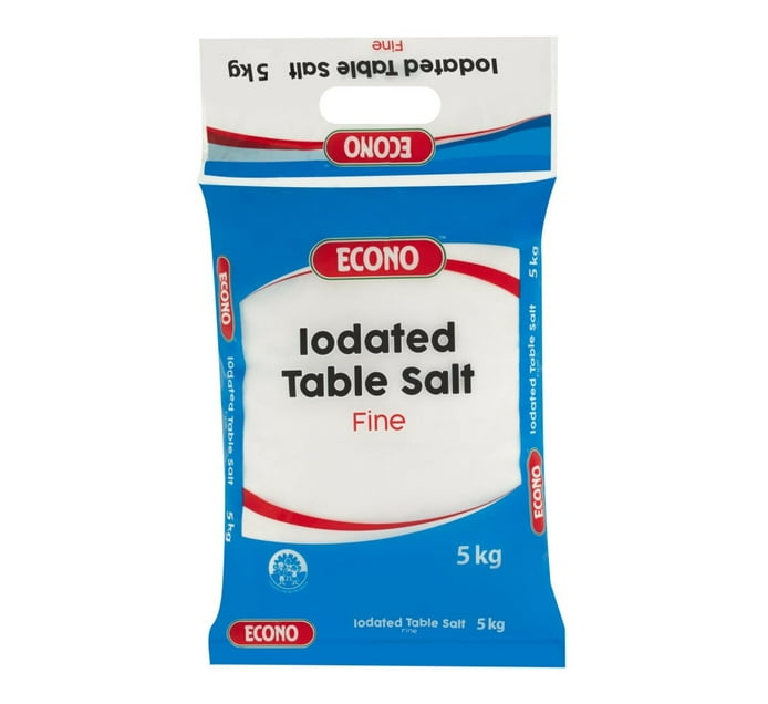 Buy Econo Fine Iodized Table Salt 5kg in Bulk | Makro Business