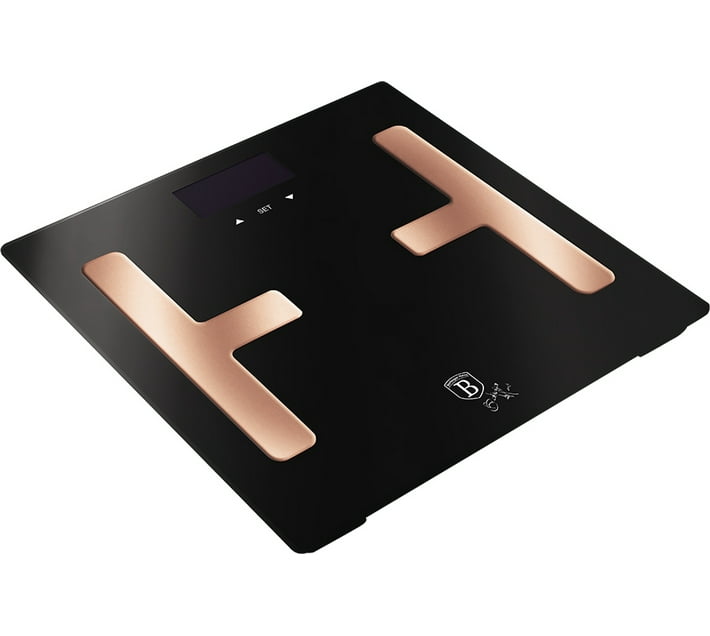 Berlinger Haus 150kg Smart Digital Body Fat Bathroom Scale - Black Rose ...