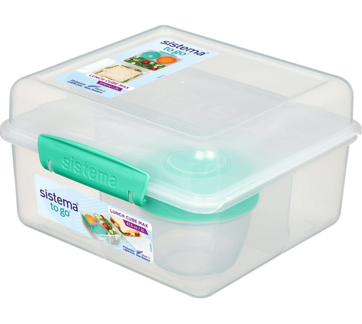 Sistema Lunch Cube Maxi With 1 Pot 2 Containers Lunch Box (2 L) | Makro