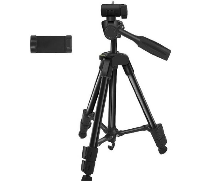 SE JG20375215 Lightweight Adjustable Tripod With Cell Phone Holder ...