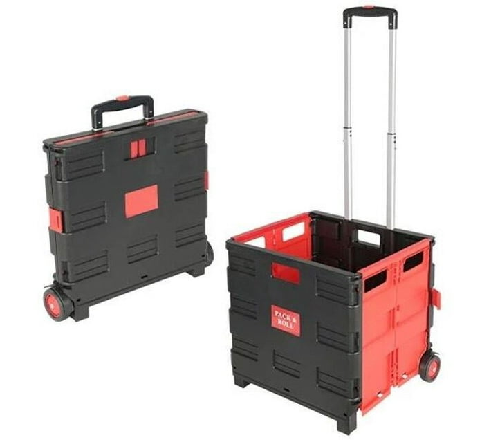 Buy LA Signature Multifunctional Folding Portable Storage Cart with ...