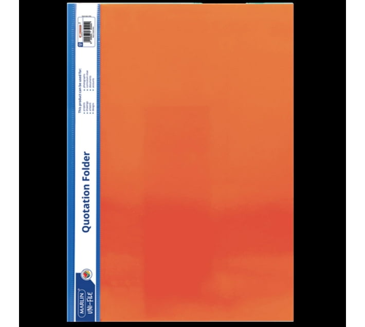 Marlin A4 Orange Quotation and Presentation | Makro