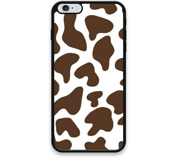 Caitscases TPU Fashion Covers (Brown Cow Print) - iPhone 6s Plus Back Cover (Multicolour, Pack ...