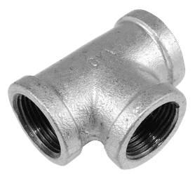 Builders 15 mm 90 Degree Galvanised Tee Builders | Plumbing Bathroom ...