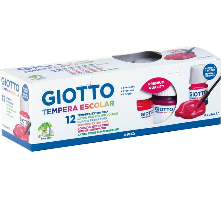 Giotto Poster Paint Pots 25ml (Set of 1, Multicolour) | Makro