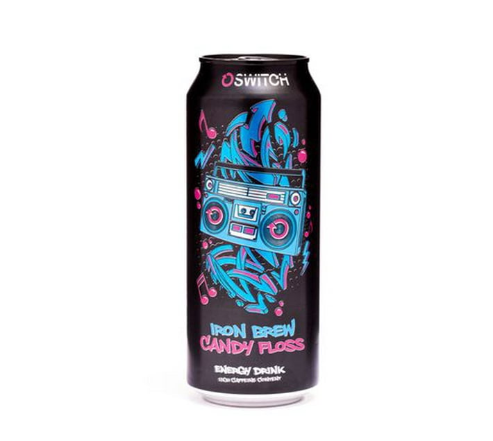 Someones In A Makro Switch Energy Drink Iron Brew Candy Floss 24 X