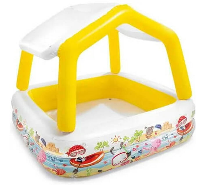 Perfect Dealz Inflatable Swimming Pool (Yellow, White) | Makro