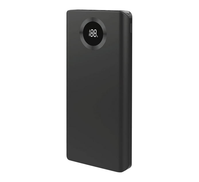 Superfly 12000 mAh PD With LCD Powerbank Black | Makro