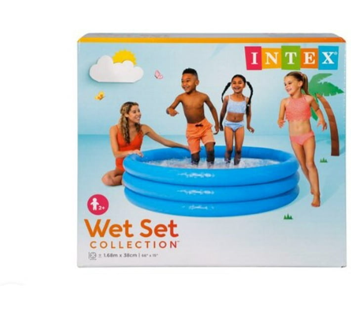Intex Inflatable Swimming Pool (Blue) | Makro