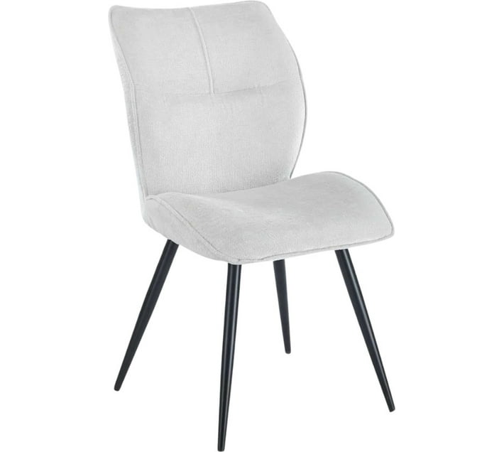 Elysia Fabric Dining Chair Fabric Dining Chair (Set of 1, Finish Colour ...