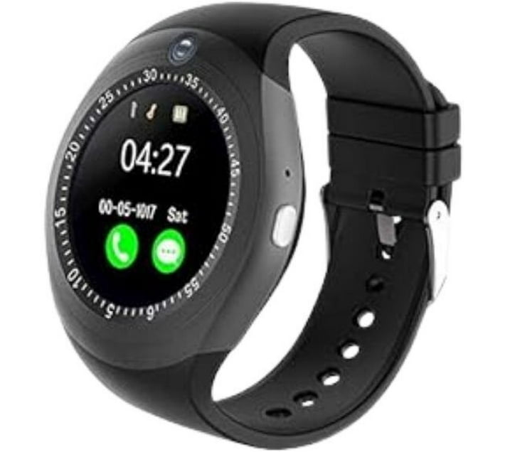 generic WEQ-23 Smartwatch (Black, Blue, Pink Strap, M) | Makro