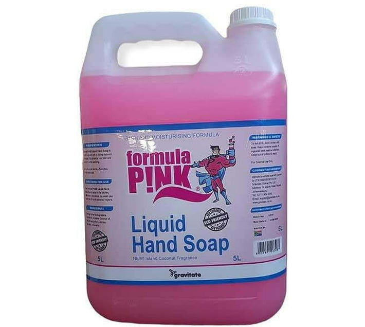 Buy FORMULA PINK Liquid Hand Hand Wash Can For Men & Women (5 L) in ...