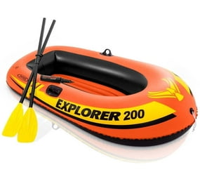 Intex Explorer 20 Inflatable Swimming Pool (Orange, Black) | Makro