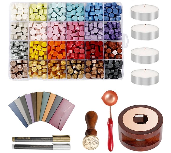 Heartdeco Sealing Wax and Stamp Kit Craft Kits Art and Craft Kit ...