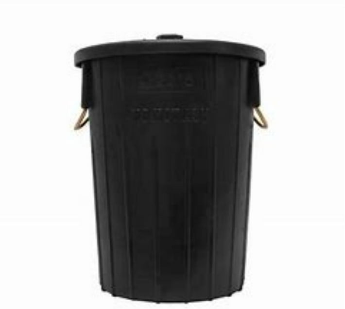 Buy Big Jim No Ash Garbage Bin - 90l Plastic Dustbin (Black) in Bulk ...