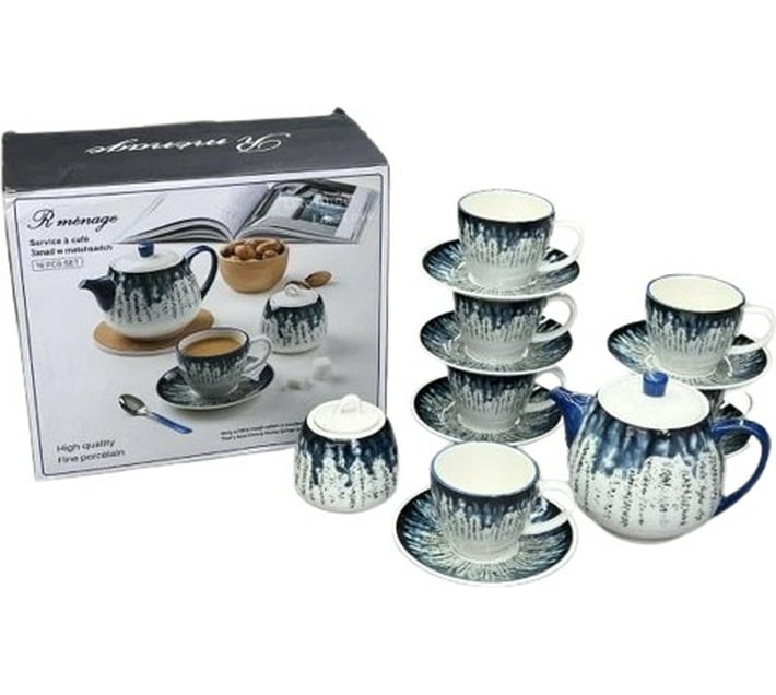 Danny Home Pack of 1 Porcelain (White, Cup and Saucer Set) | Makro