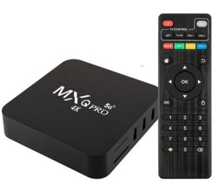 MXQ PRO High Quality Android 4k 5G WIFI set Top TV Box 44 inch Blu-ray Player (Black) | Makro