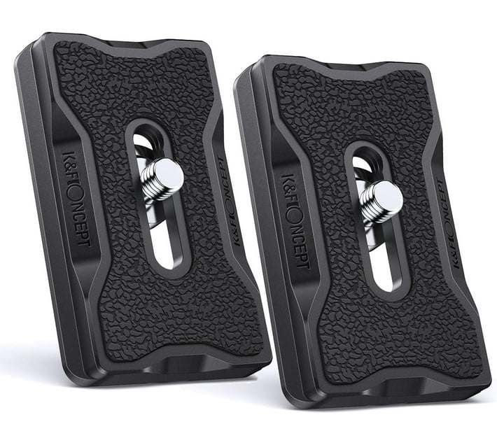 K&F Concept 2X Quick Release Plates for Camera to Tripod Mounting ...