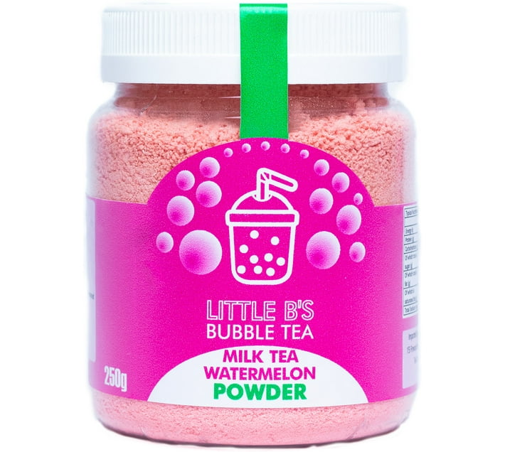 Buy Little Bs Bubble Tea Milk Tea Powder Watermelon (250 g) in Bulk ...