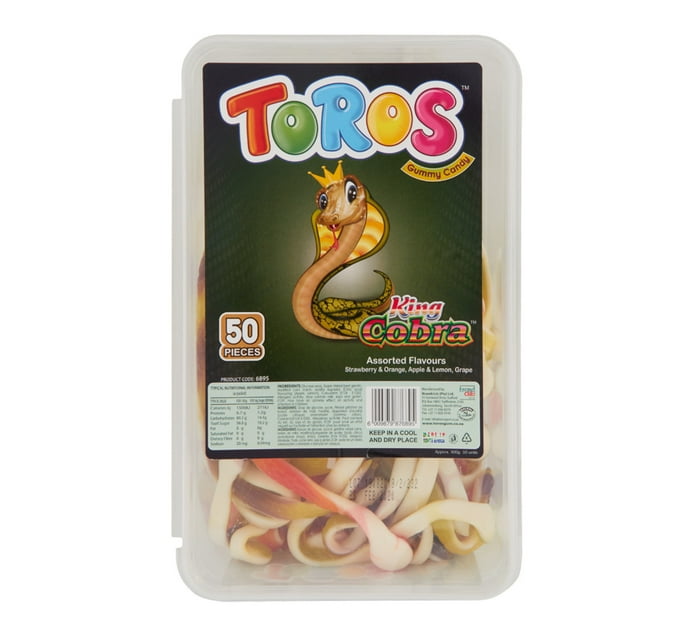 Someone’s in a Makro Toros Gummy Jelly King Cobra (1 x 50's) Mood