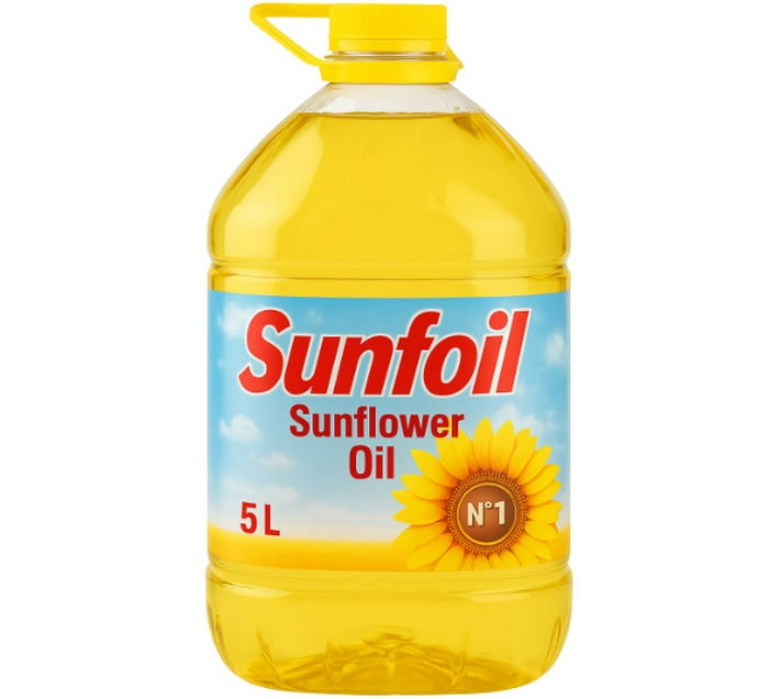 Buy Sunfoil Sunflower Oil 5L Sunfoil Oil 5L No1 Cooking Oil Can (5 kg ...