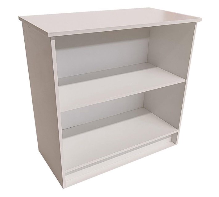 Oxford 2 Shelf Book / Filing Cabinet - White - 800 mm | Makro