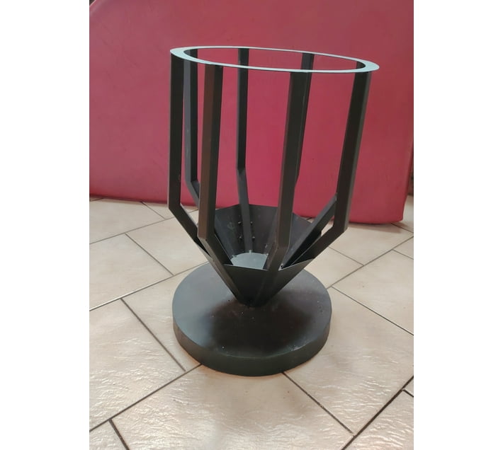 Kg Laser Cutting Bowl Shaped Fire Pit (Black) | Makro