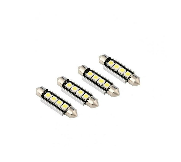 4-Pcs Of 12V Super Bright Automotive LED Light Bulb 41MM-4-5050 | Makro