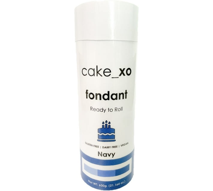 Cake_xo Navy Ready to Roll Fondant Vanilla Cake (600 g) | Makro