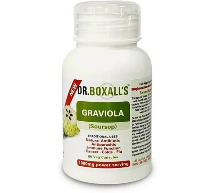 Buy Dr Boxall's Soursop Graviola 1000mg 60 Caps (60 Capsules) in Bulk ...