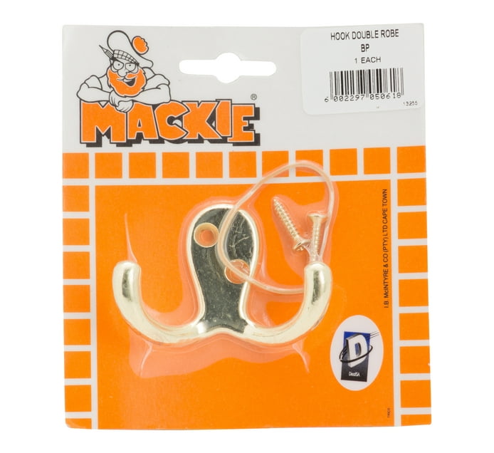 Buy Mackie Wardrobe Hook Double in Bulk | Makro Business