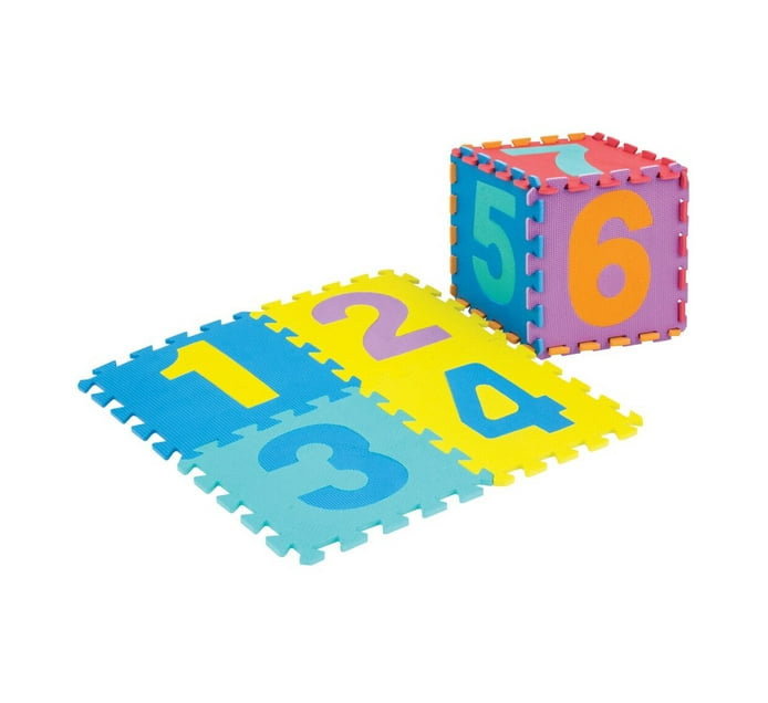 10-Piece EVA Number Floor Play Mat | Makro