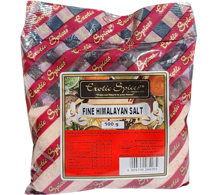 Buy Exotic Spices Fine Himalayan Pink Salt (500 g) in Bulk | Makro Business