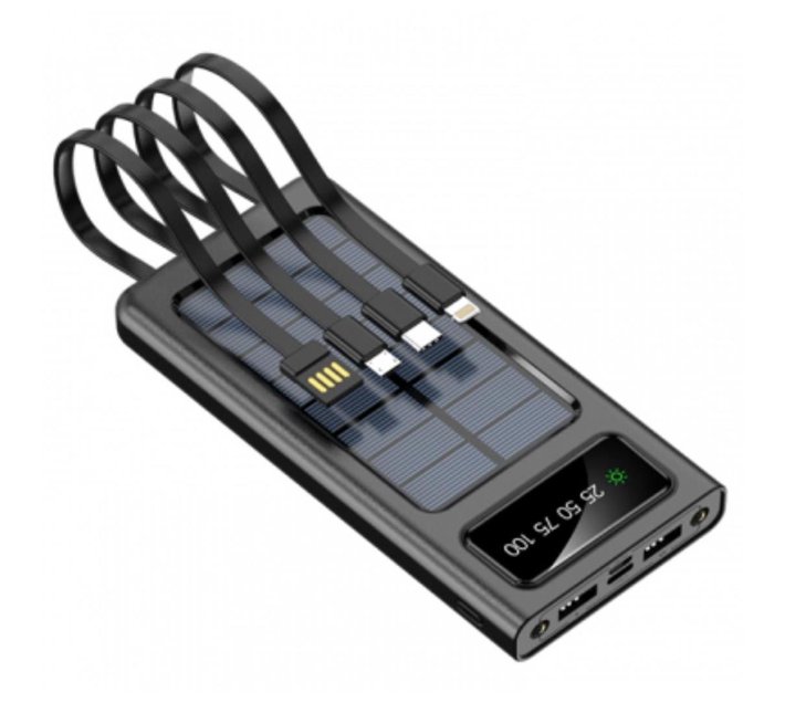 Someone’s in a Makro 10000mAh Portable Solar Powered Powerbank with a ...