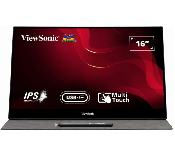 VIEWSONIC 16 inch Full HD IPS Panel Home and Office Monitor (TD1655 USB ...