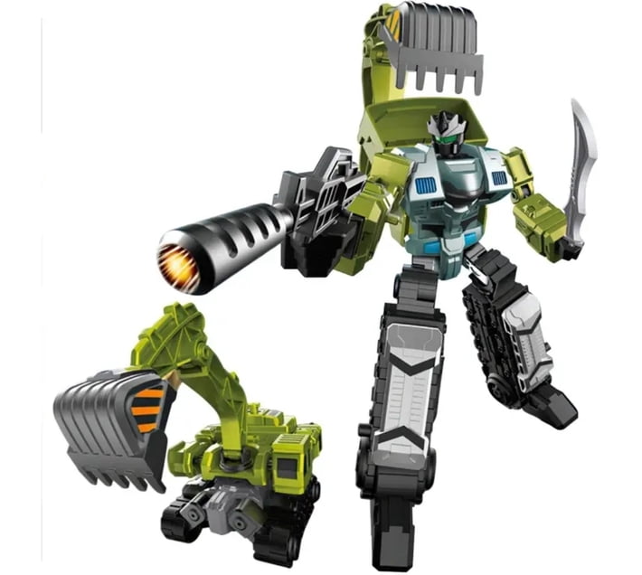 Li Jiang Bian Xing LJ1675D Green Transformer Robot (Green) | Makro