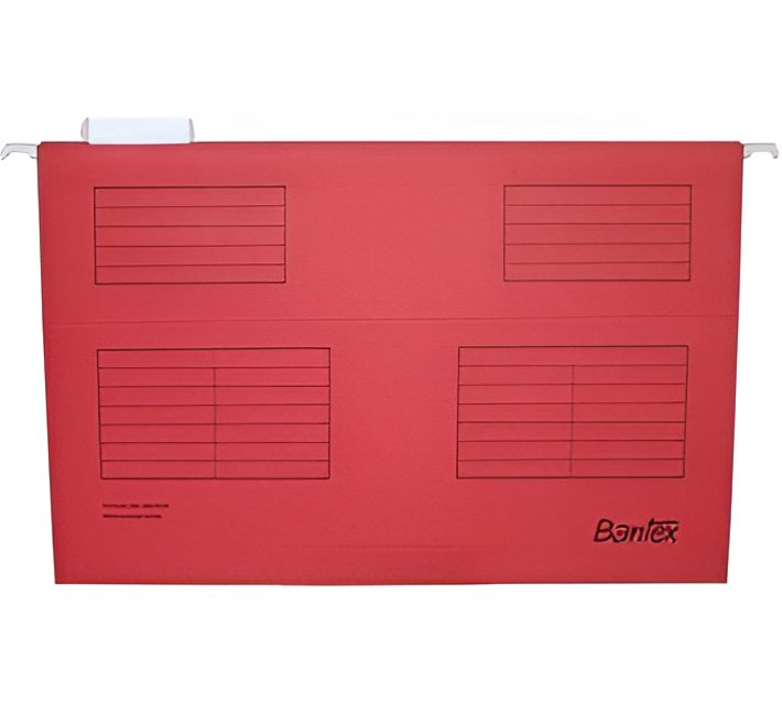Croxley paper BANTEX Suspension F/C (Red) (Box of 25 + 25 Tabs) (Set of ...