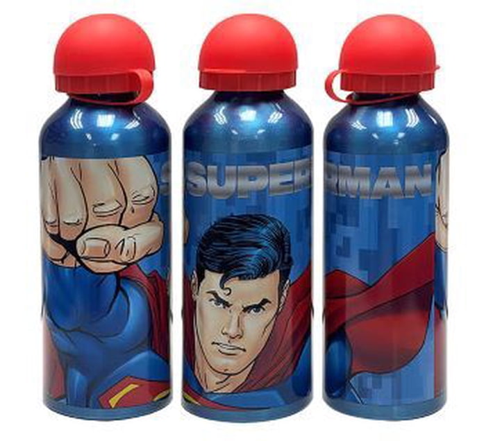 Superman ALUMINIUM BOTTLE 500ML 500 ml Bottle (Pack of 3, Blue, Red ...