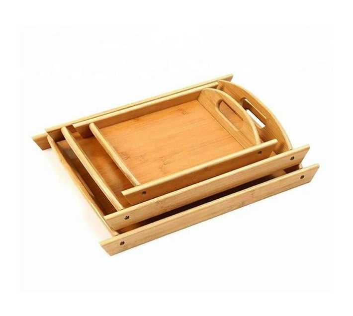 Someone’s in a Makro PSM Wooden Bamboo Servings Tray Set of 3 Mood