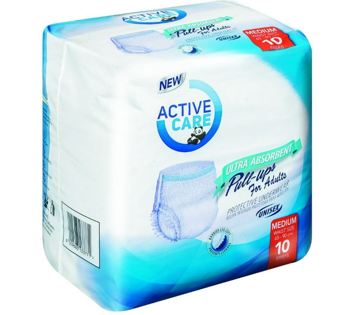 Active Care Adult Pull Ups Medium - 10s Adult Diapers - M (10 Pieces ...