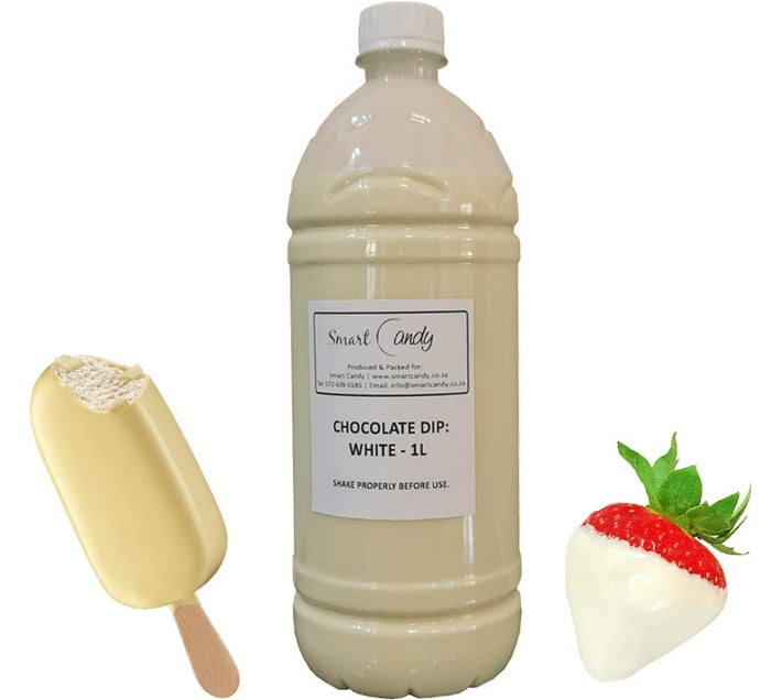 Chocolate Dip WHITE Milky Bar 1l 000111 white chocate (1 L, Pack of 1 ...