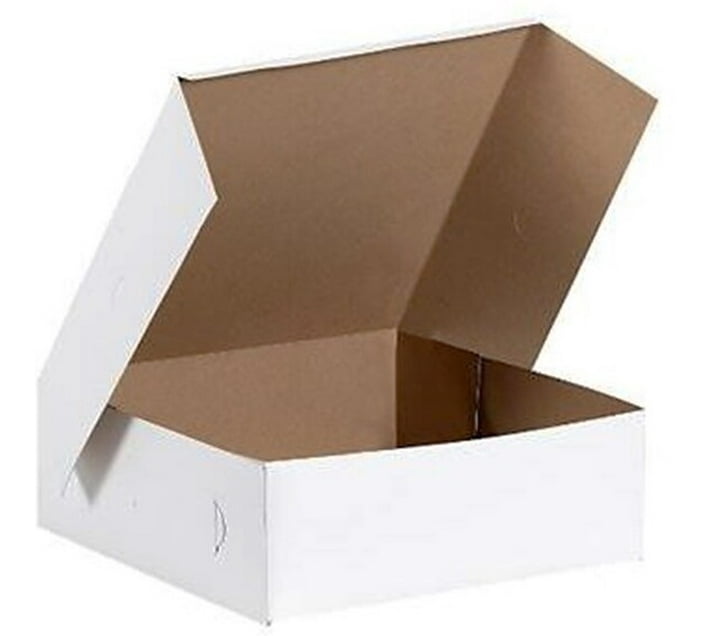 Box Mania Cake Box Craft Paper Packaging Box (Pack of 100 White, Brown ...