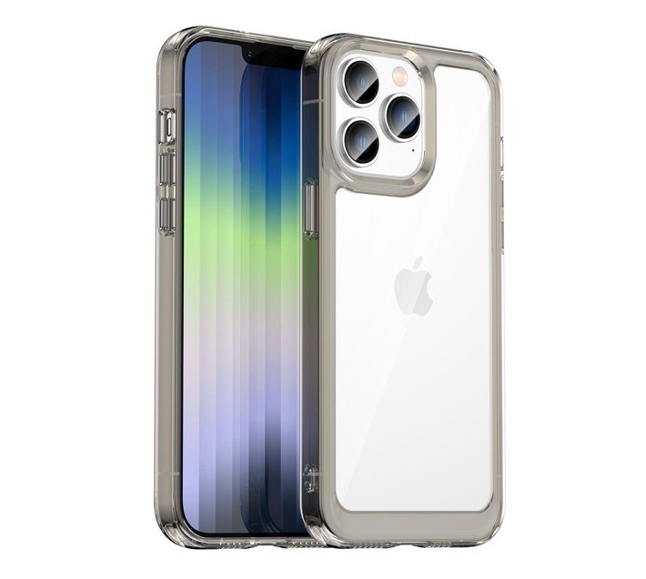 CellTime iPhone 14 Pro Max Shockproof Candy Clear Cover - Grey | Makro