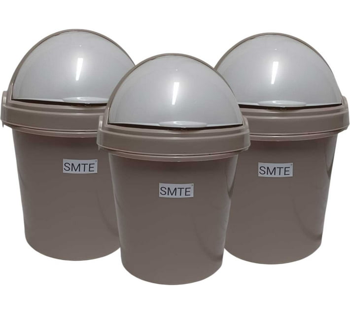 SMTE 12-Liter Dustbin – Compact and Convenient Waste Plastic Dustbin ...