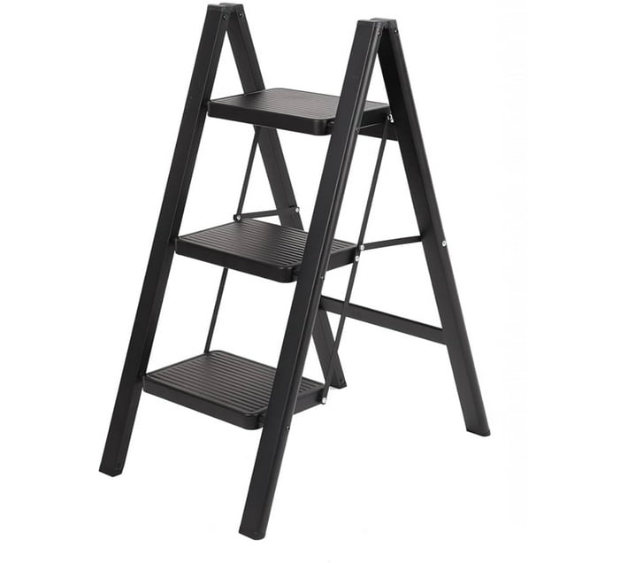 Generic F23-3-1 Three-Step Non-Slip Pedal Aluminium Ladder (With ...