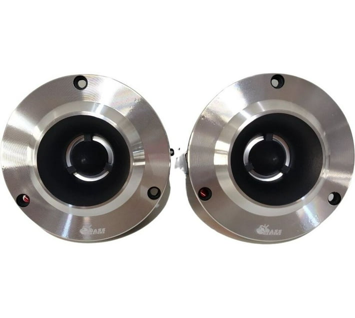 BassMasters bmbt400 Tweeter Rear Deck Mounted Round Car Speaker (1200 W ...