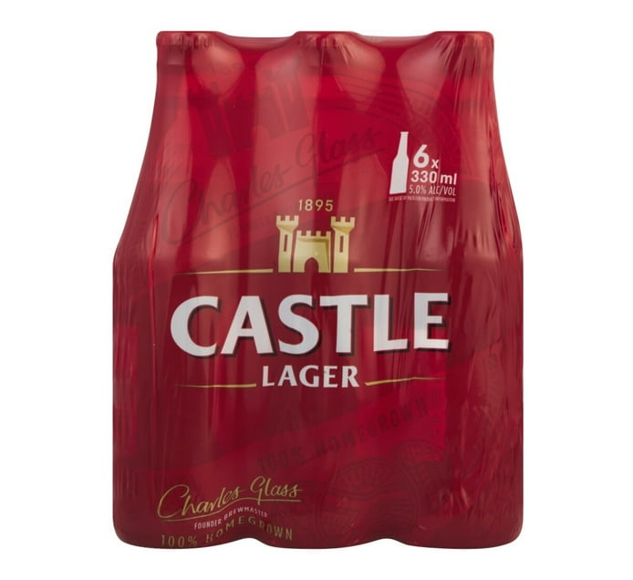 Buy Castle Lager Nrb (6 x 330ml) in Bulk | Makro Business