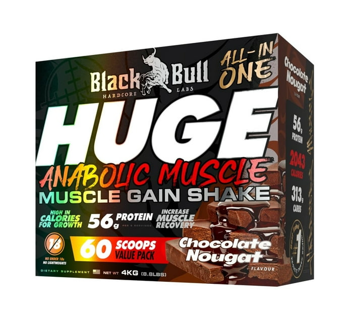 Black Bull 4kg HUGE Mass Gainer | Makro
