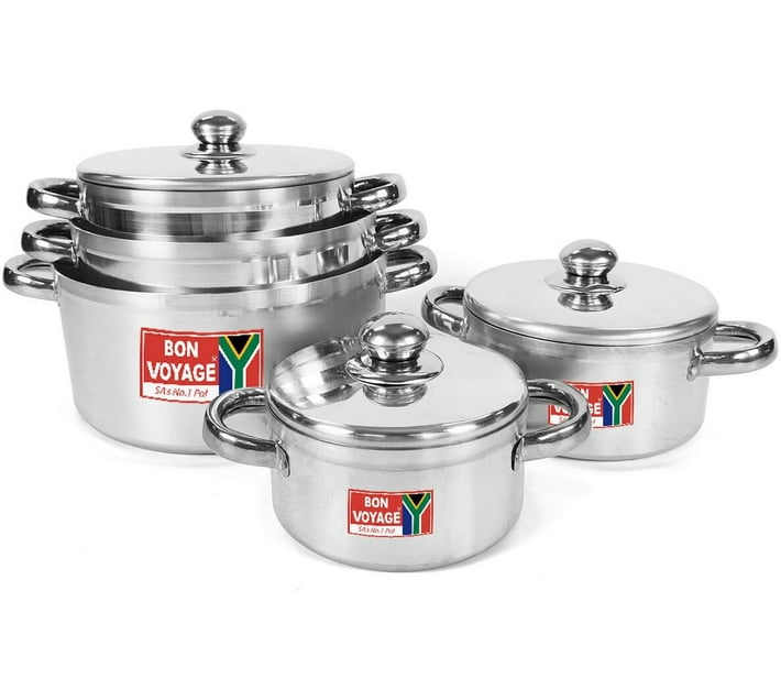 ONLINE OASIS Queen 10 Piece With Stainless Steel Handle Non-Stick ...